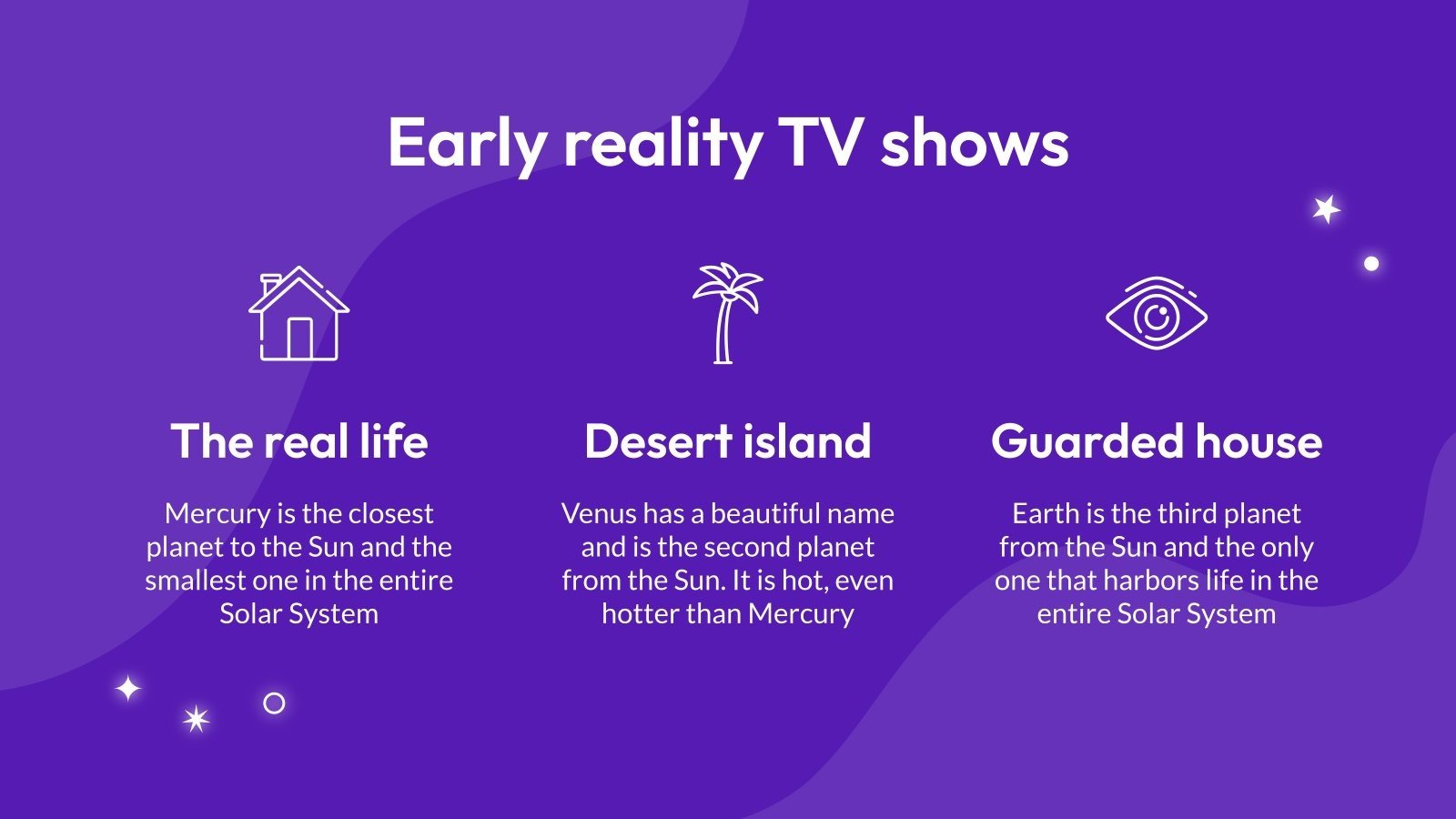 Famous Reality TV Shows | Google Slides & PowerPoint