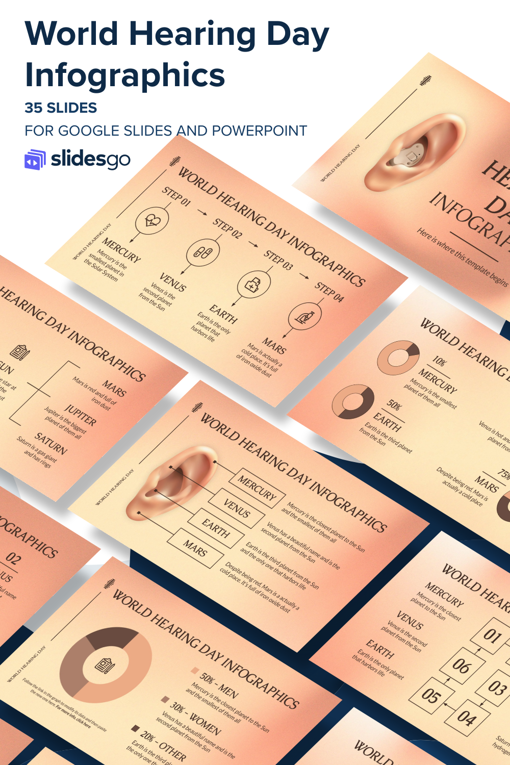 World Hearing Day Infographics | Google Slides & PPT