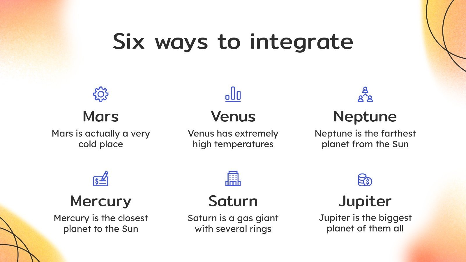 Organizador gráfico para el trabajo | Google Slides y PPT