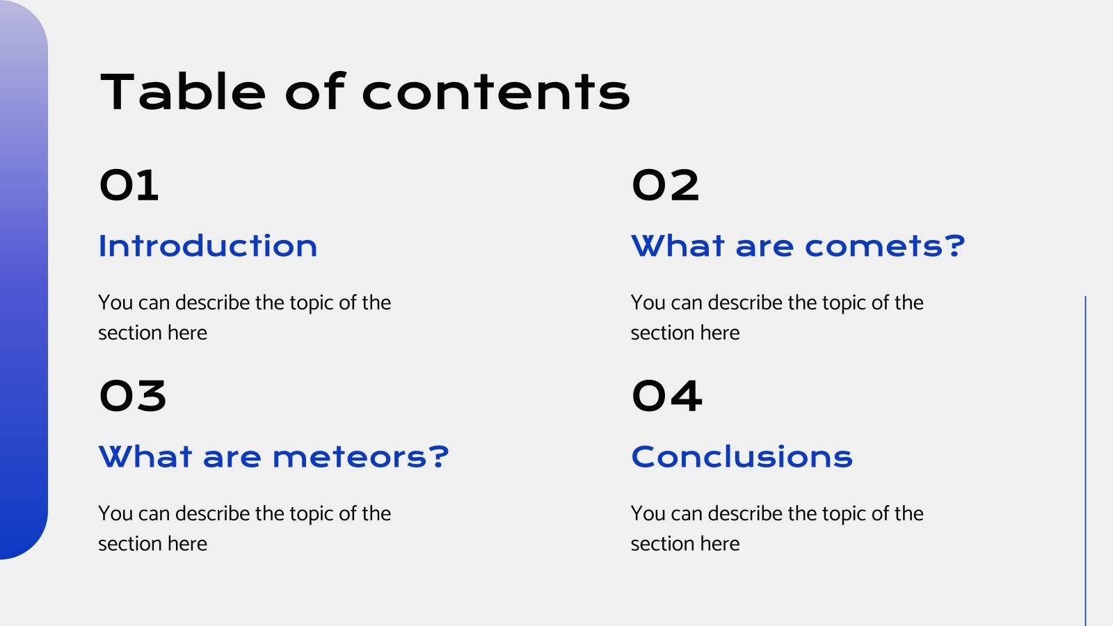 Science: Comets and Meteors | Google Slides & PowerPoint