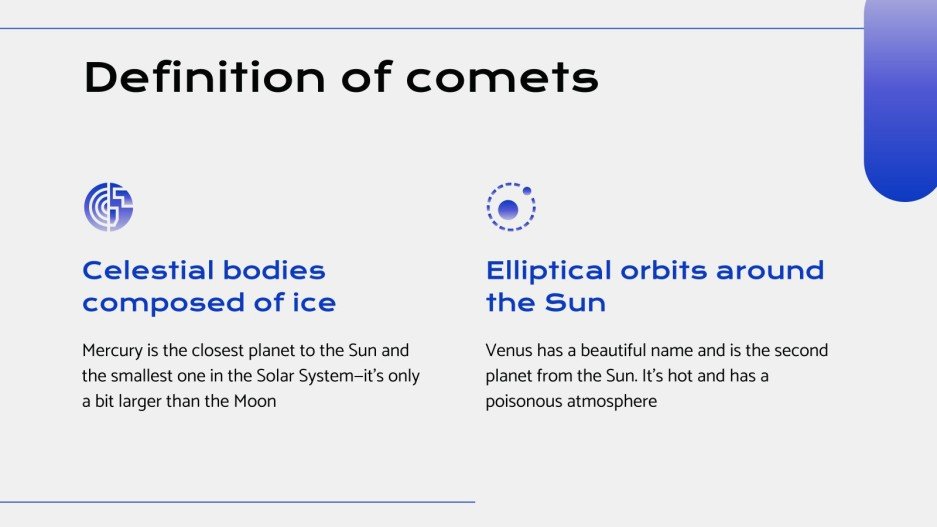 Science: Comets and Meteors | Google Slides & PowerPoint