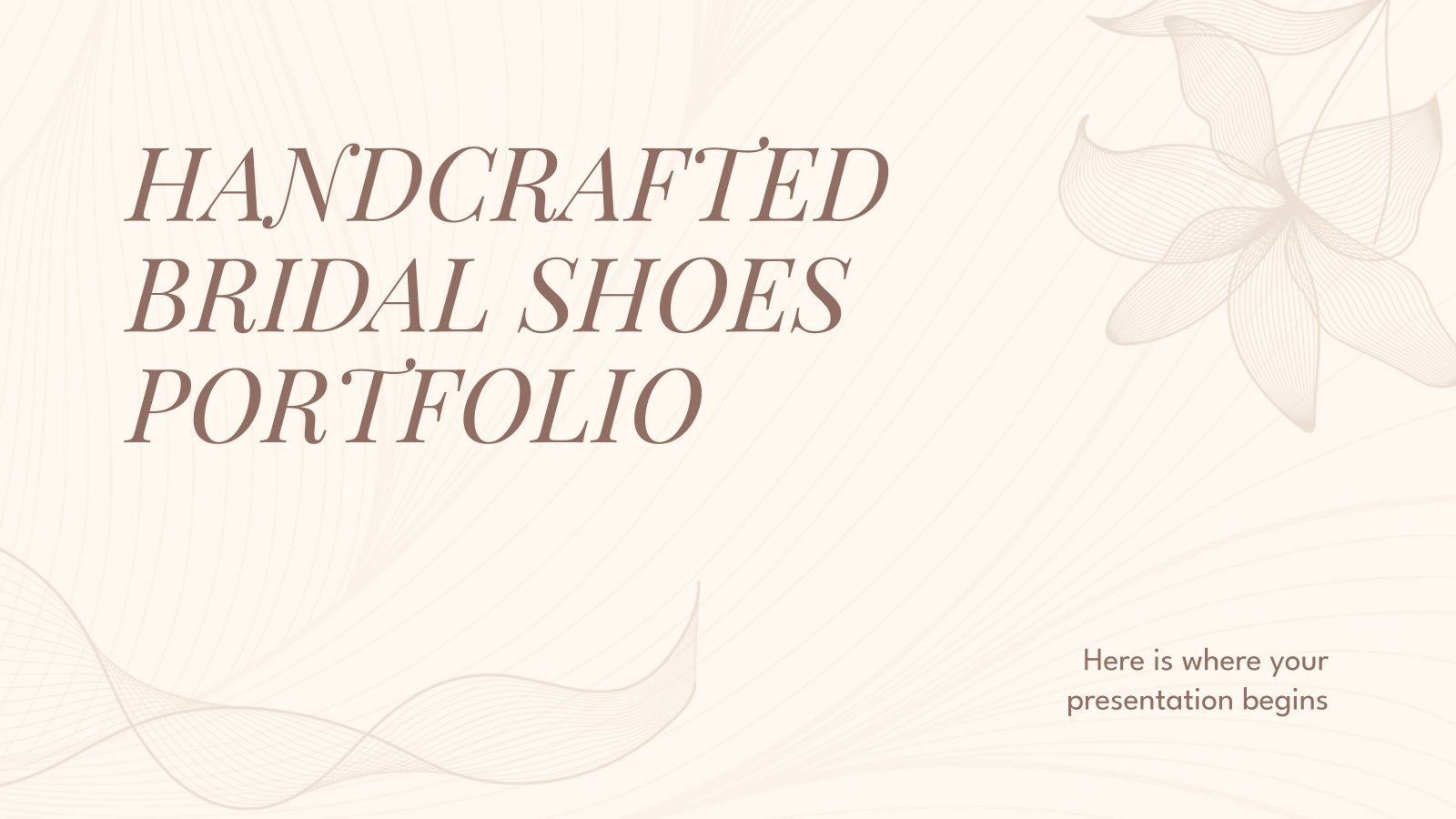 Google Slides and PowerPoint templates about shoes