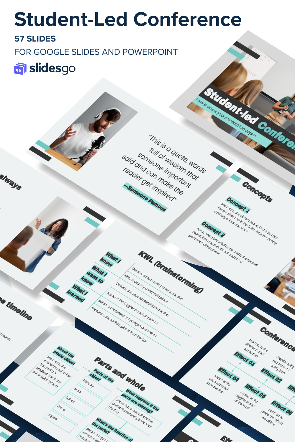 Student-Led Conference | Google Slides & PowerPoint