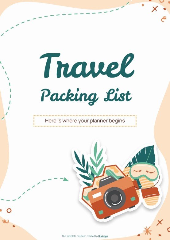Travel Packing List | Google Slides & PowerPoint