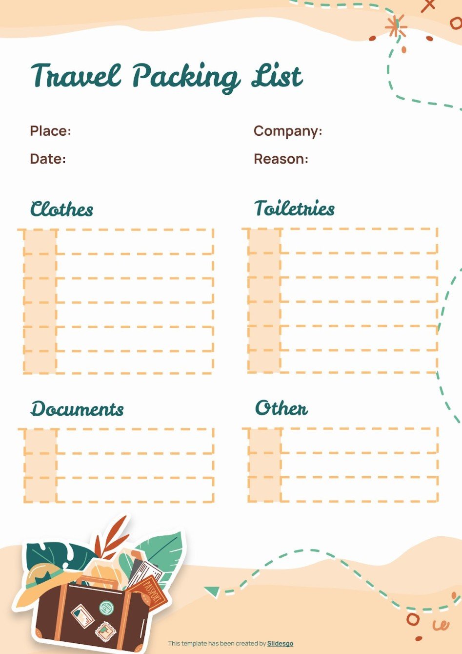 Travel Packing List | Google Slides & PowerPoint