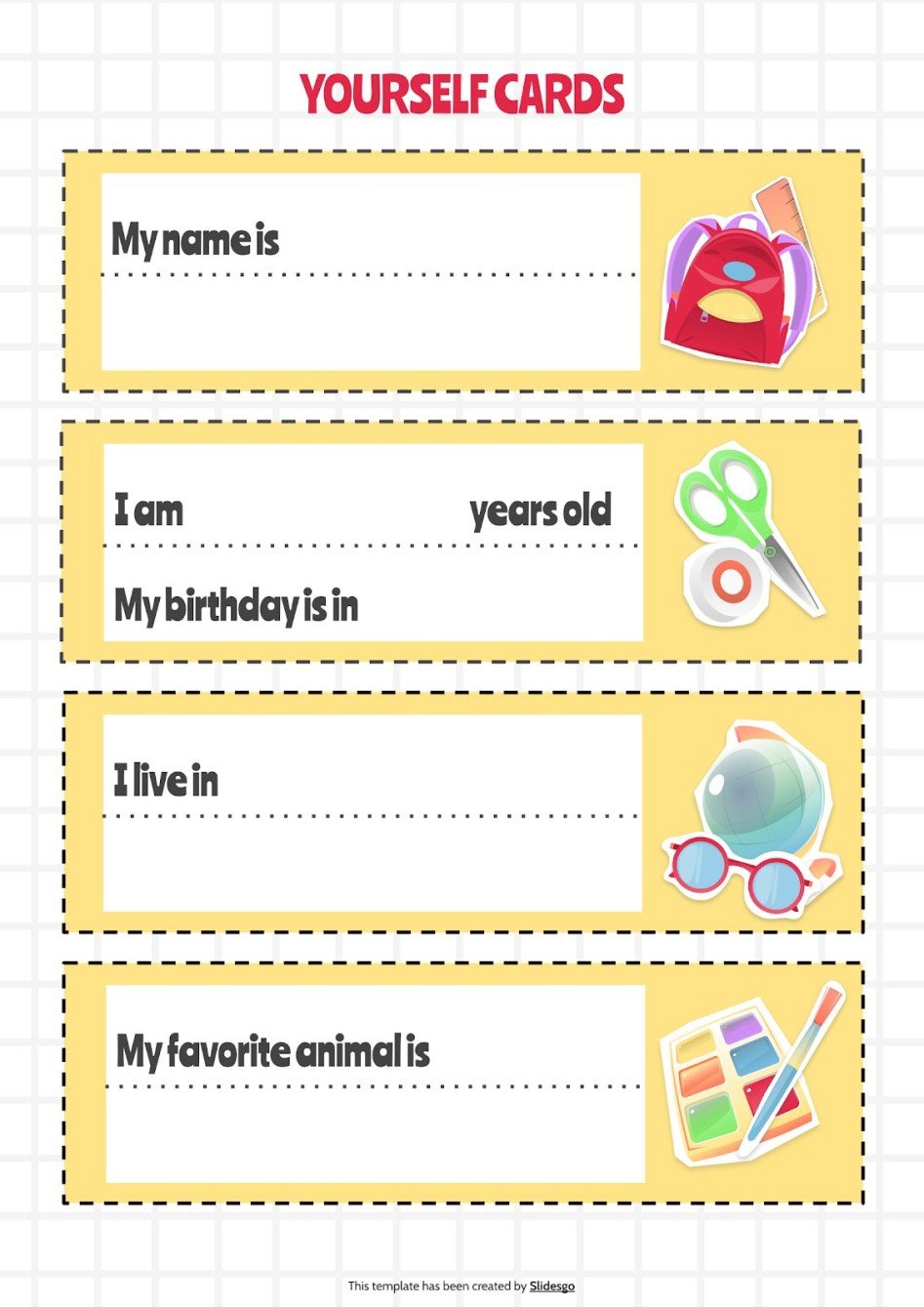 Dutlo Sticky Notes Style Introduce Yourself - My First Day