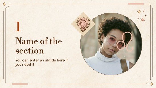 Leo - Fire Zodiac Signs | Google Slides & PowerPoint