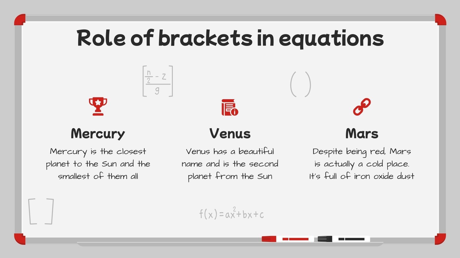 Matemáticas para secundaria: paréntesis, corchetes y llaves