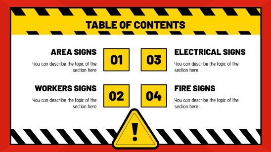 Caution! Danger Zone | Google Slides & PowerPoint