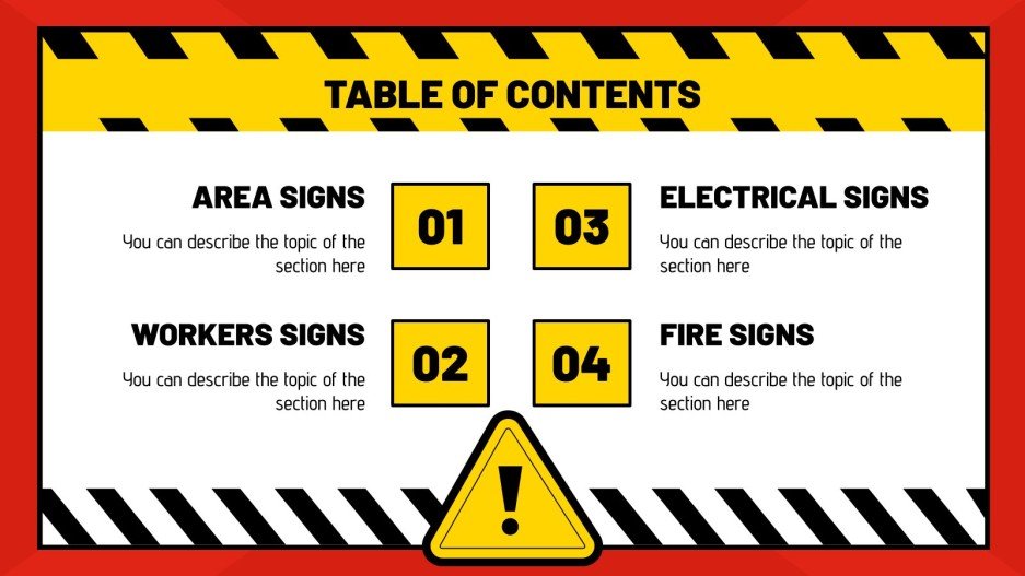 Caution! Danger Zone | Google Slides & PowerPoint