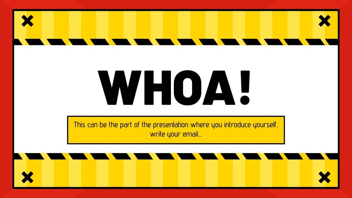 Caution! Danger Zone | Google Slides & PowerPoint