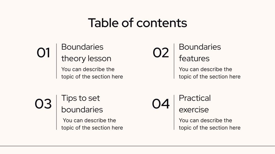 Set and Respect Your Boundaries Workshop