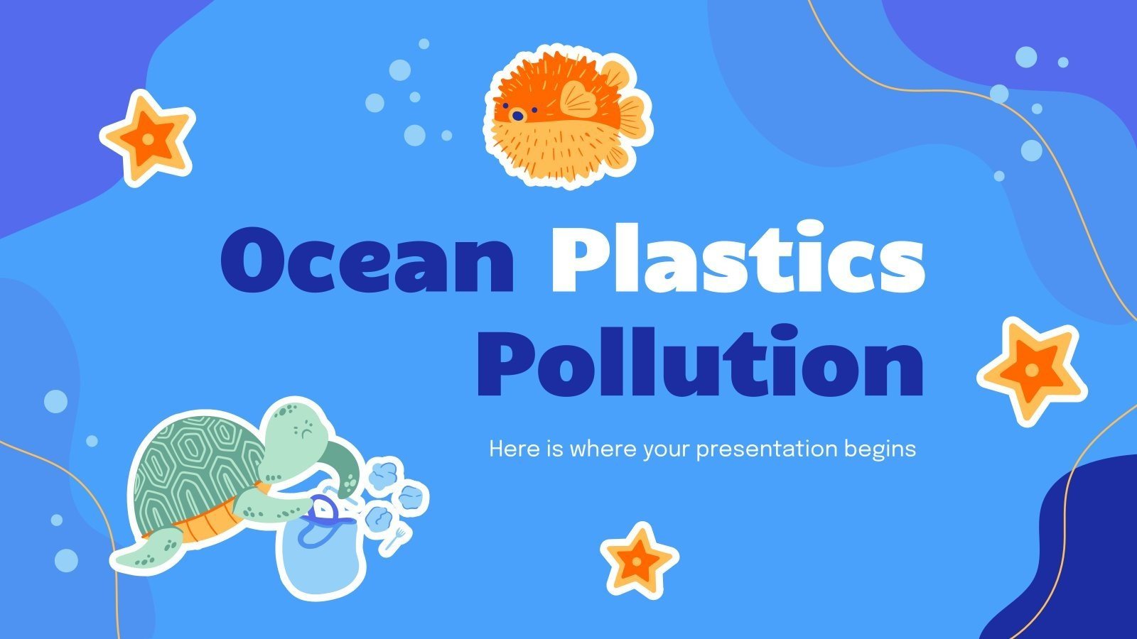 Ocean Plastics Pollution | Google Slides & PowerPoint
