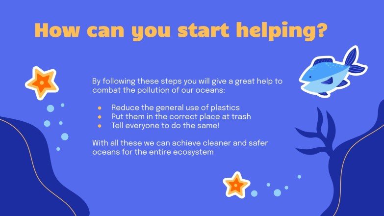 Ocean Plastics Pollution | Google Slides & PowerPoint