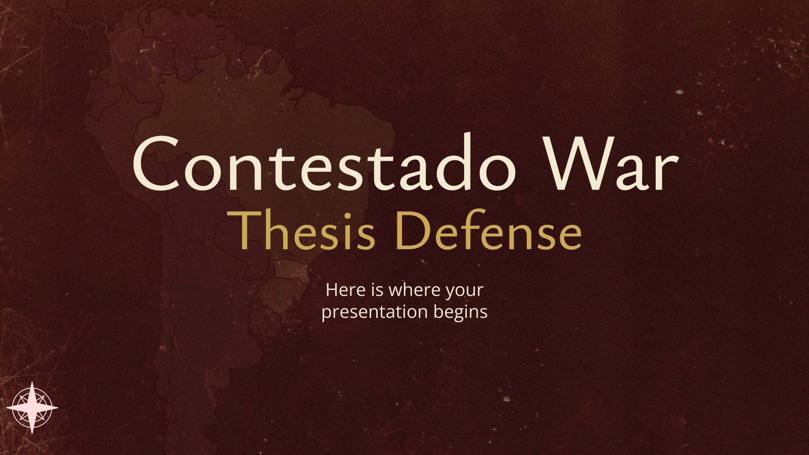 Contestado War Thesis Defense | Google Slides & PowerPoint