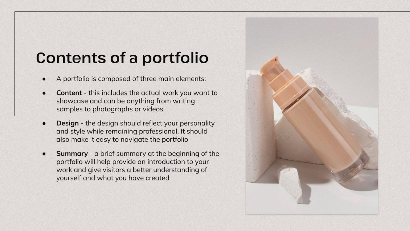 Product Packaging Designer Portfolio | Google Slides & PPT