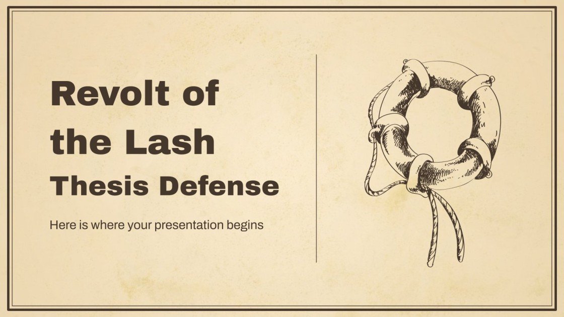 Revolt of the Lash Thesis Defense | Google Slides & PPT