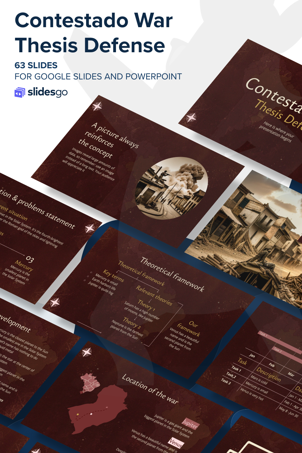 Contestado War Thesis Defense | Google Slides & PowerPoint