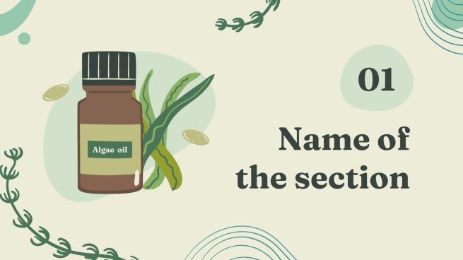 Algae Oil Supplements Breakthrough | Google Slides & PPT