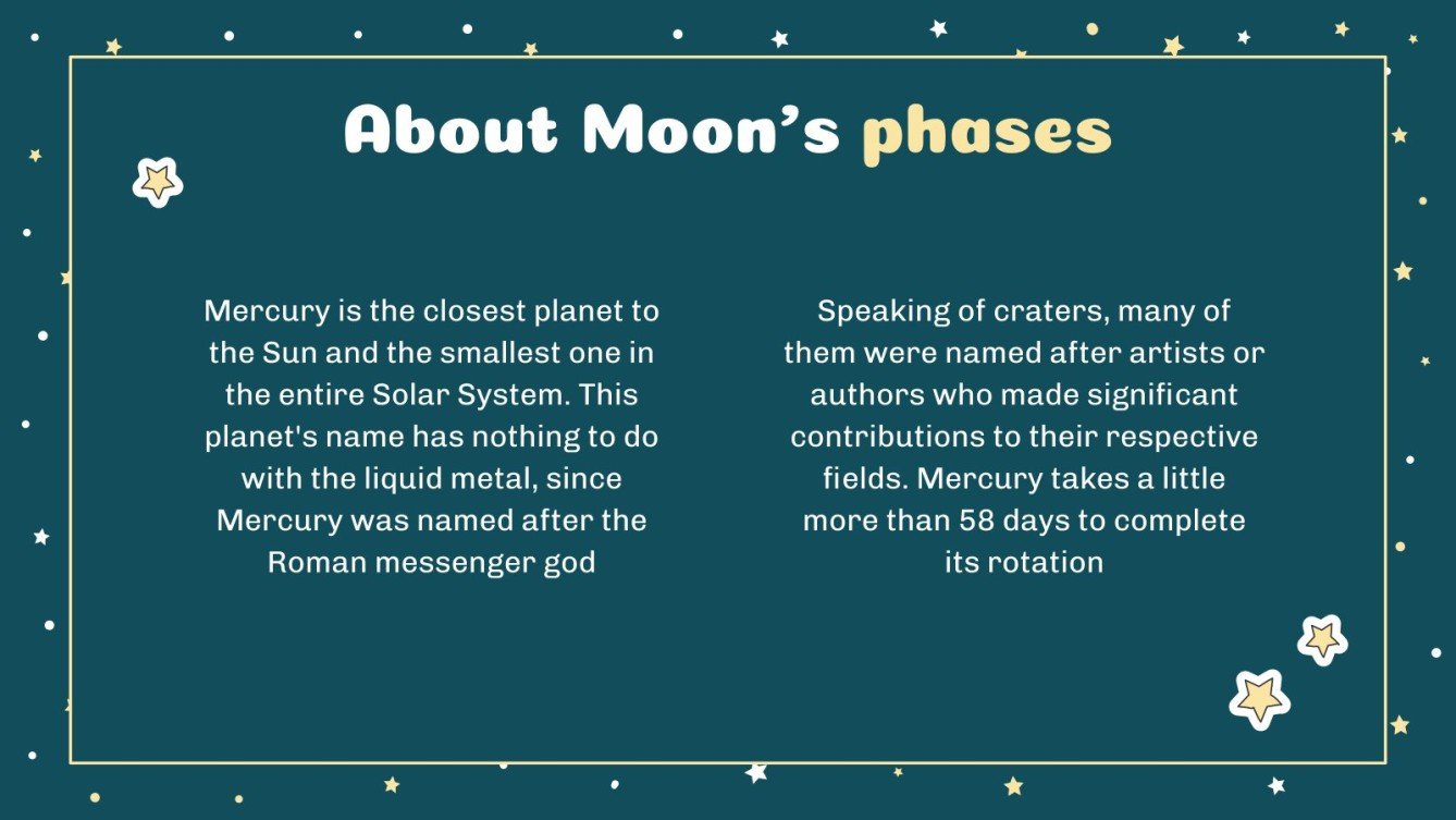 Moon Phases for Kids | Google Slides & PowerPoint