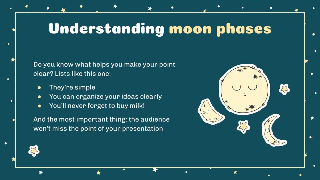 Moon Phases for Kids | Google Slides & PowerPoint