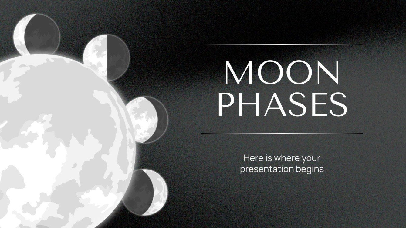 Free themes about the Moon for Google Slides & PowerPoint