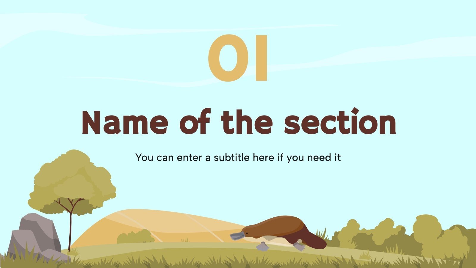 Platypus Minitheme | Google Slides & PowerPoint