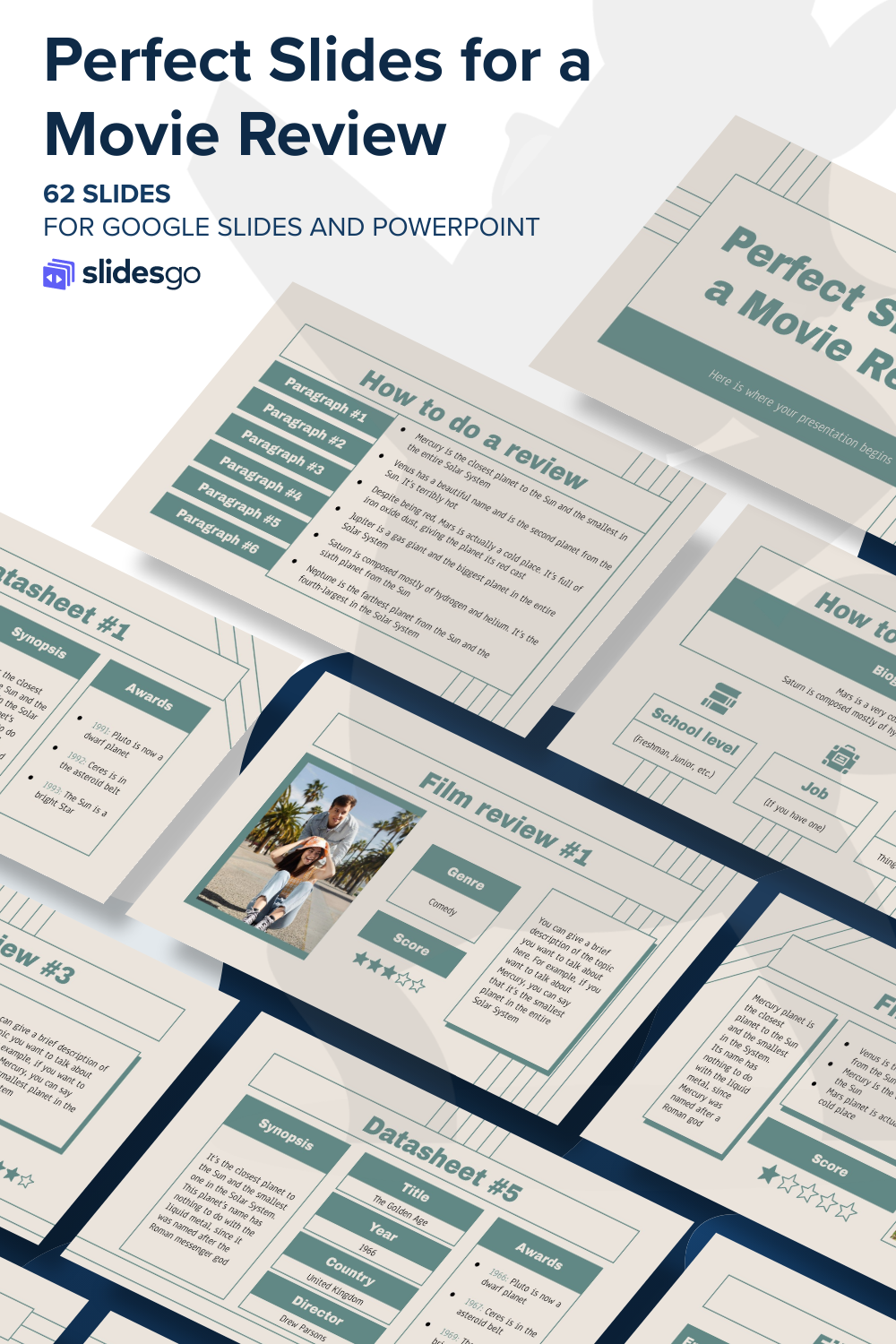 Perfect Slides for a Movie Review | Google Slides & PPT