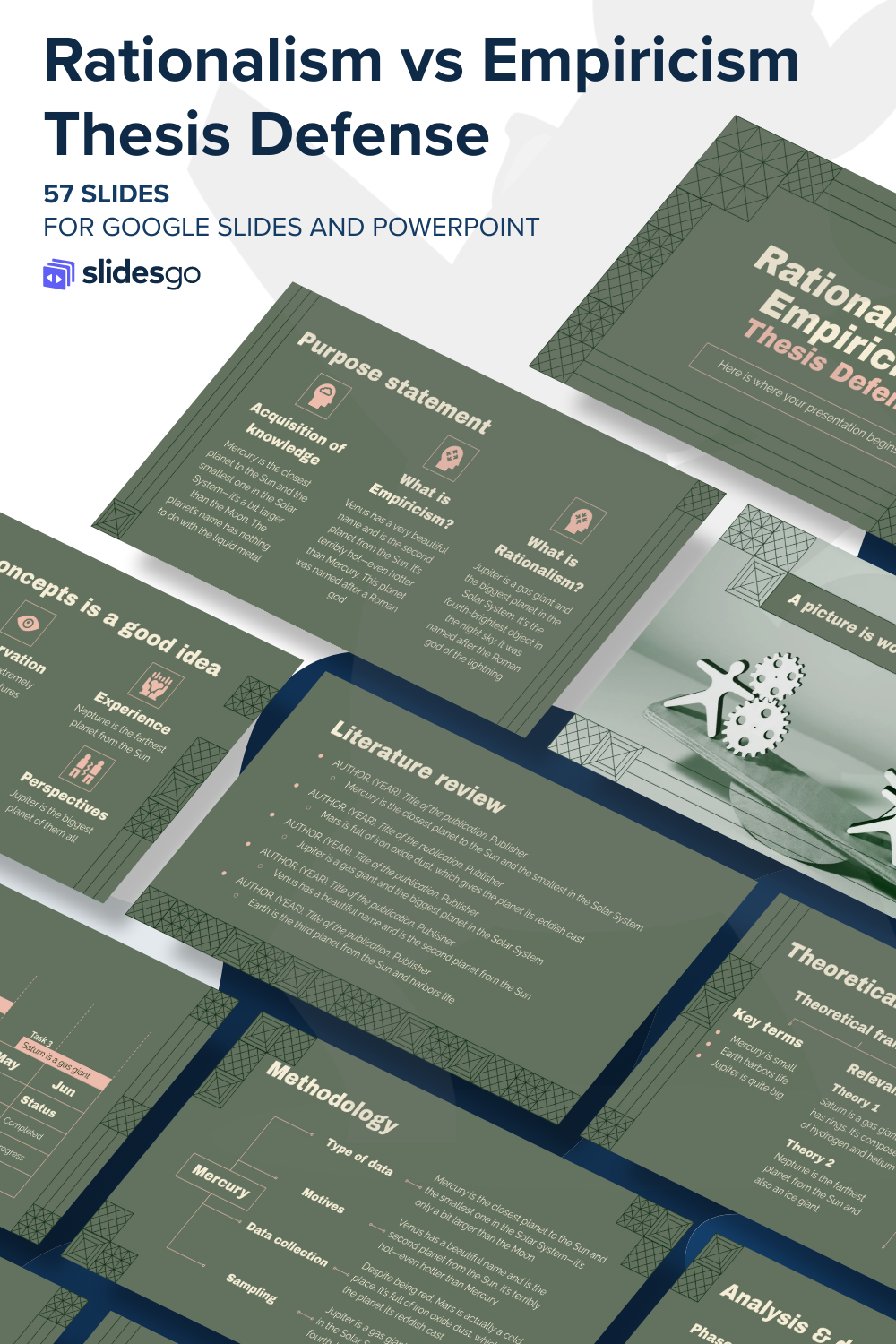 Rationalism vs Empiricism Thesis Defense | Google Slides