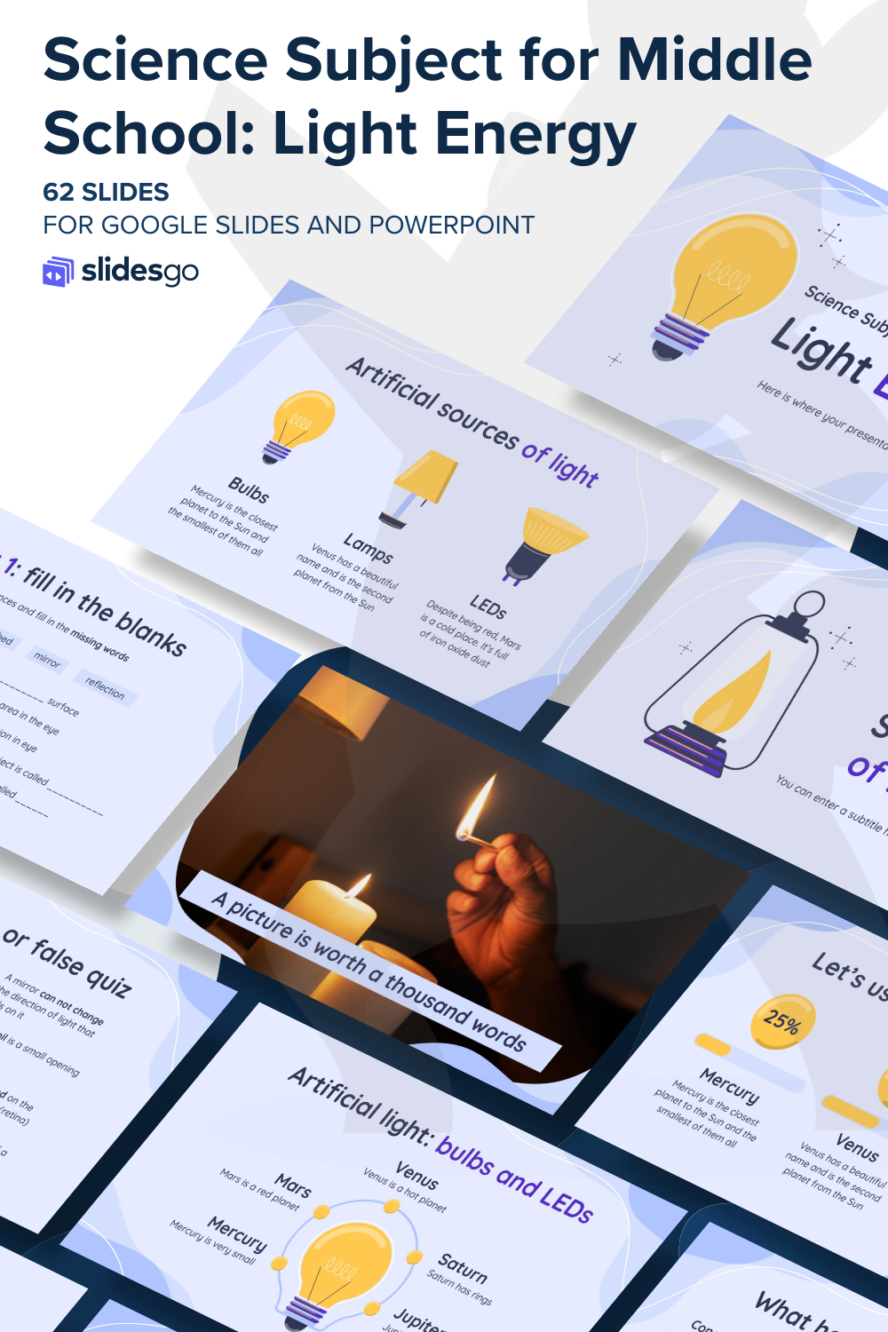 Science: Light Energy | Google Slides & PowerPoint template