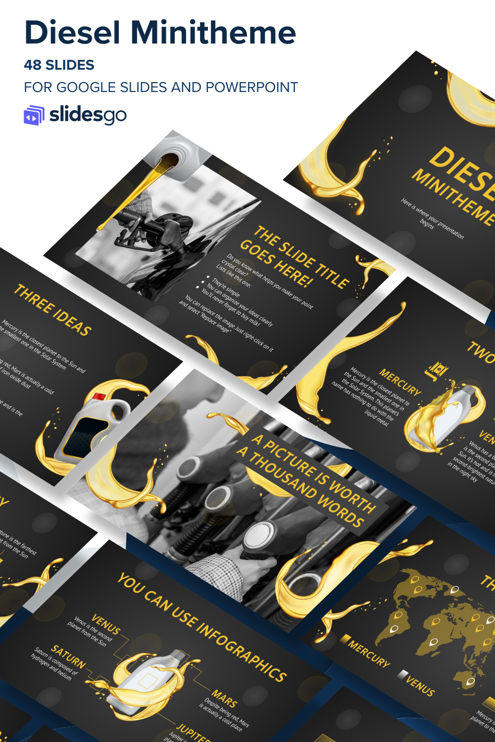 Diesel Minitheme | Google Slides & PowerPoint template