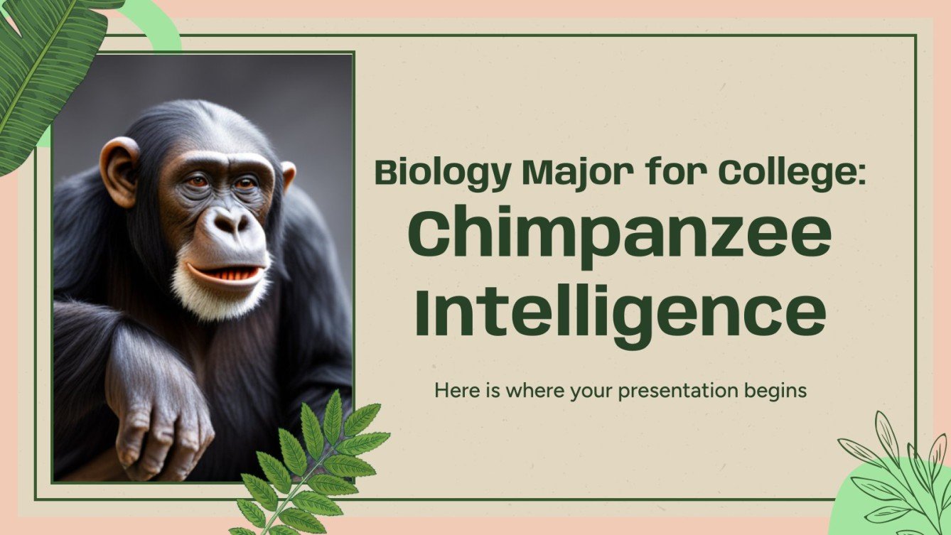 Biology Major for College: Chimpanzee Intelligence
