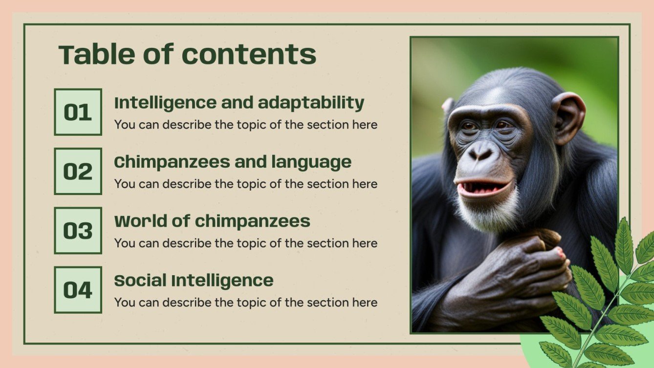 Biology Major for College: Chimpanzee Intelligence
