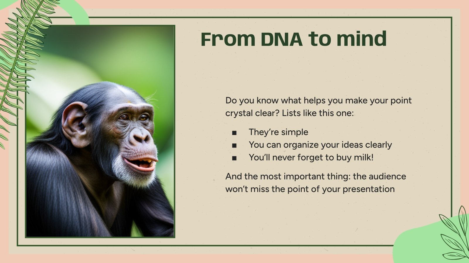 Biology Major for College: Chimpanzee Intelligence