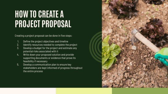 Ecological Planting Project Proposal | Google Slides & PPT