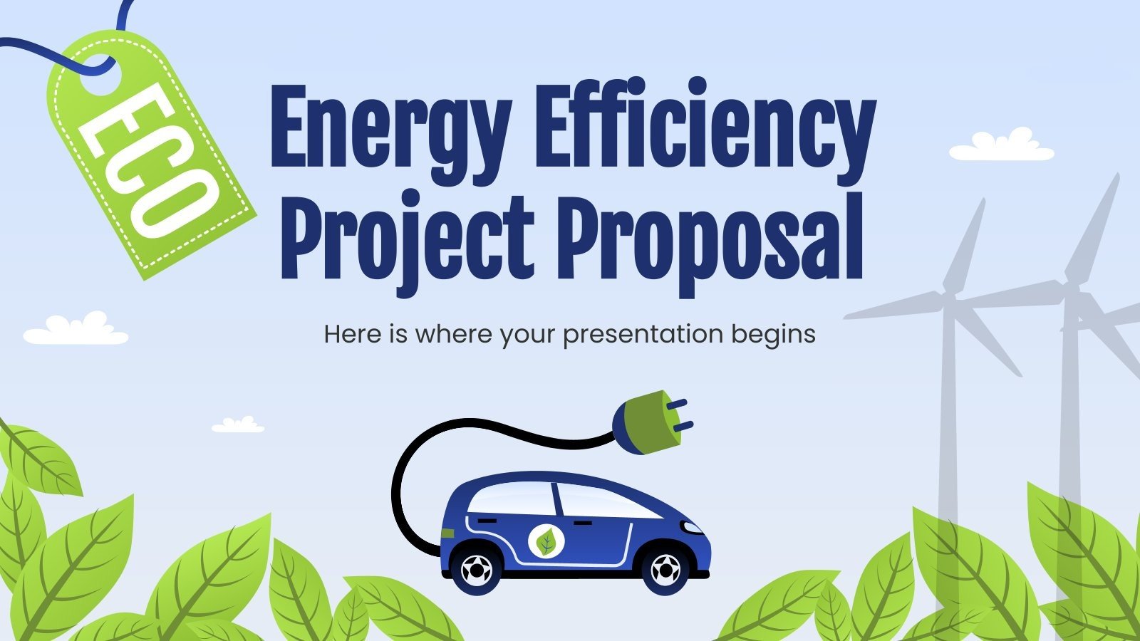 Energy Efficiency Project Proposal | Google Slides & PPT