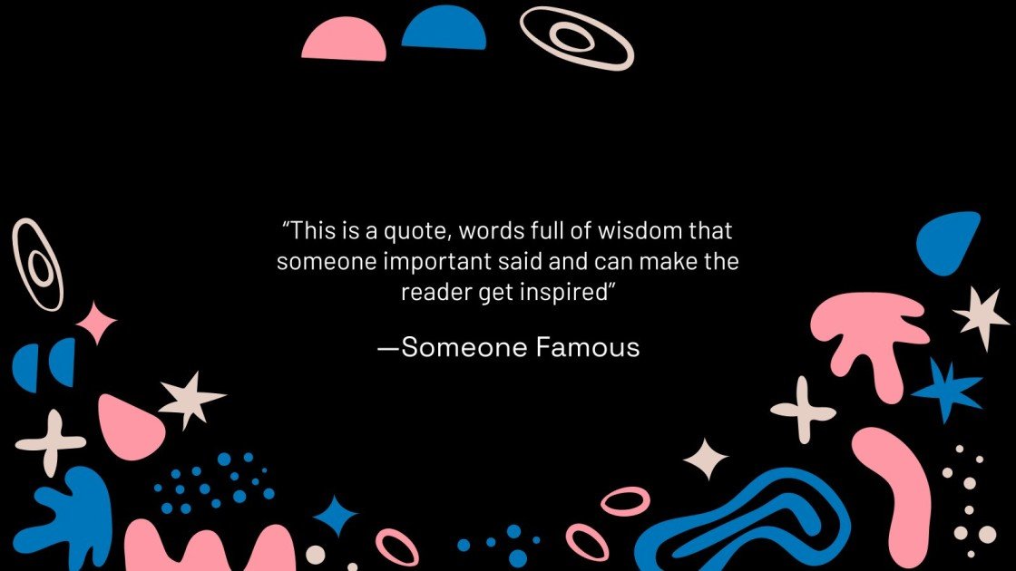 Squiggles Design for Social Media | Google Slides & PPT