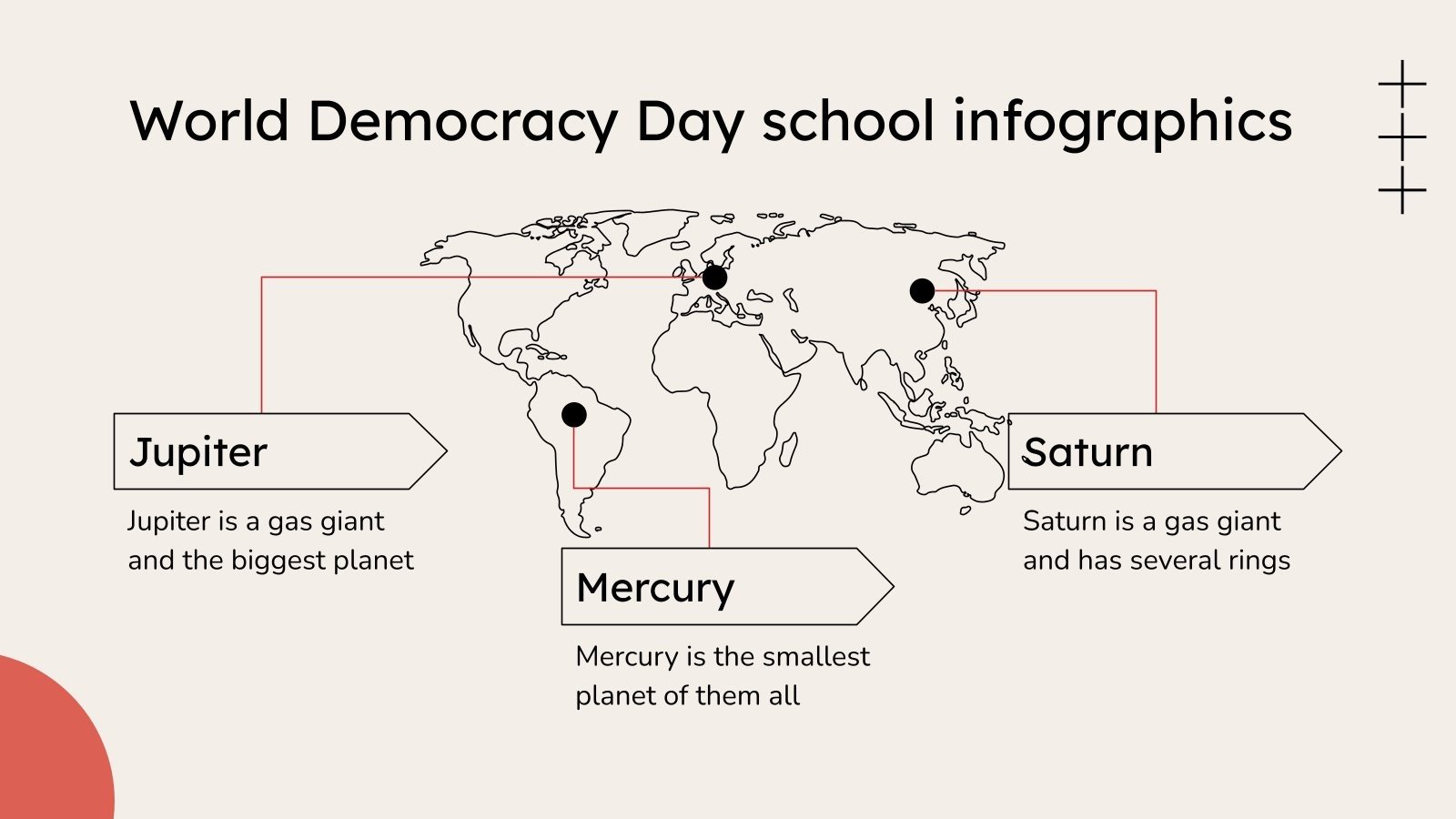 World Democracy Day in Middle School Infographics