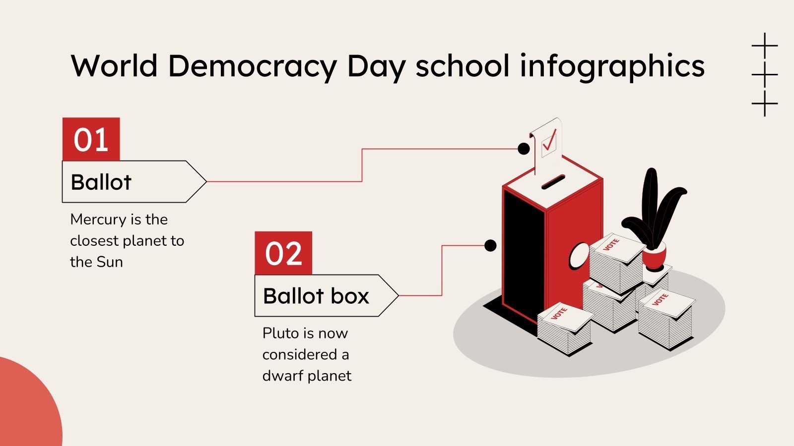 World Democracy Day in Middle School Infographics