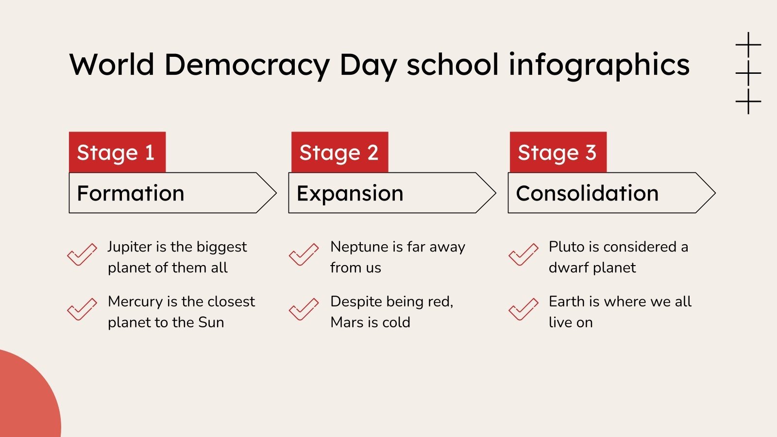 World Democracy Day in Middle School Infographics