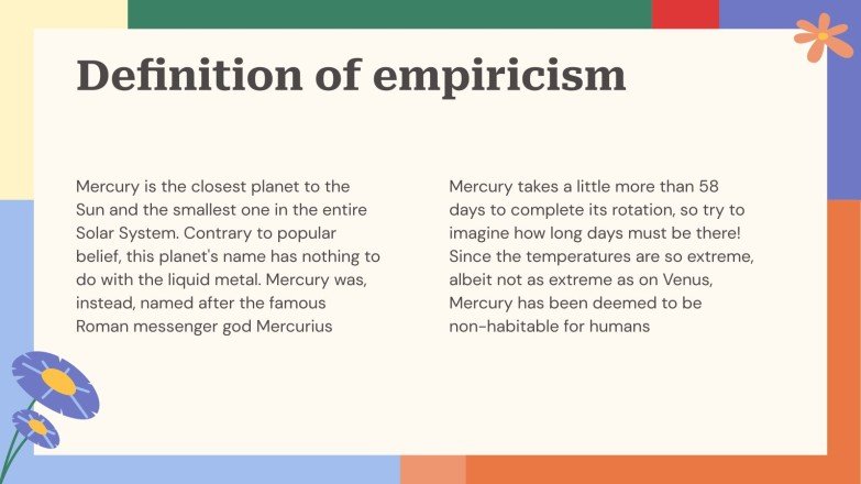 Empiricism Lesson for High School | Google Slides & PPT