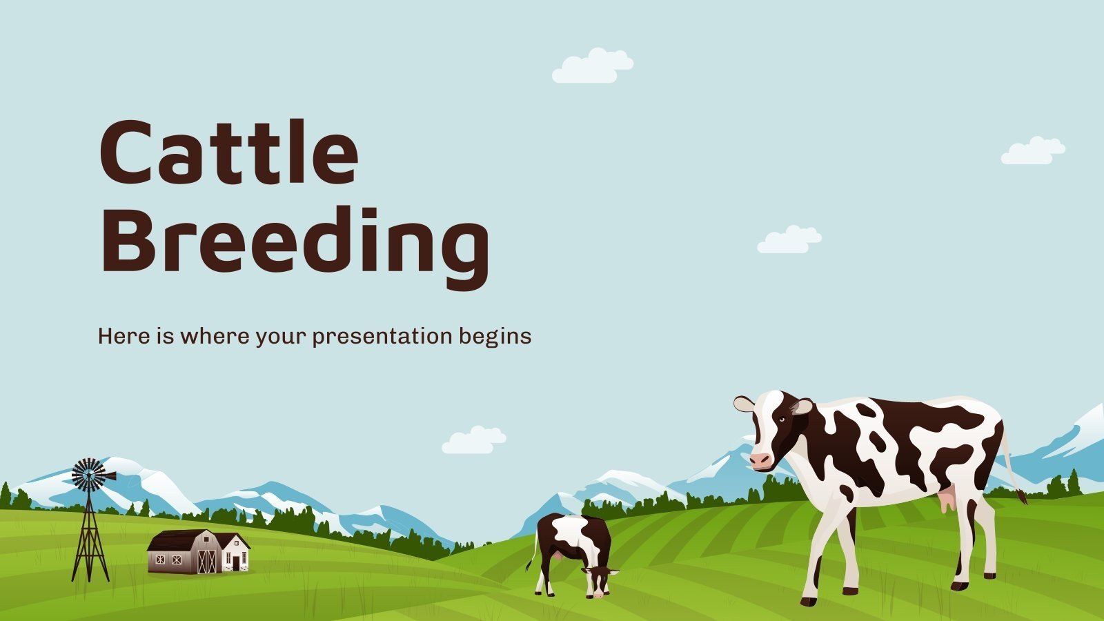 Ganadería | Google Slides y PowerPoint