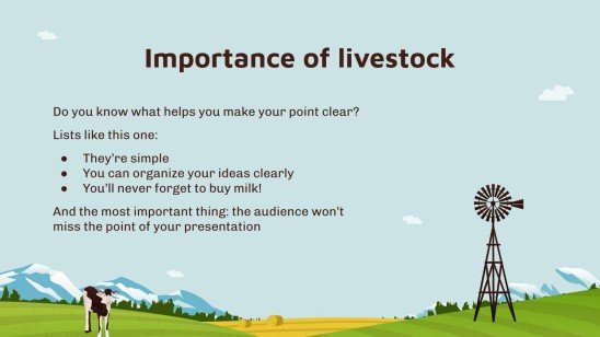 Cattle Breeding | Google Slides & PowerPoint