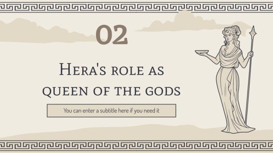 Ancient Greek Goddess: Hera | Google Slides & PowerPoint