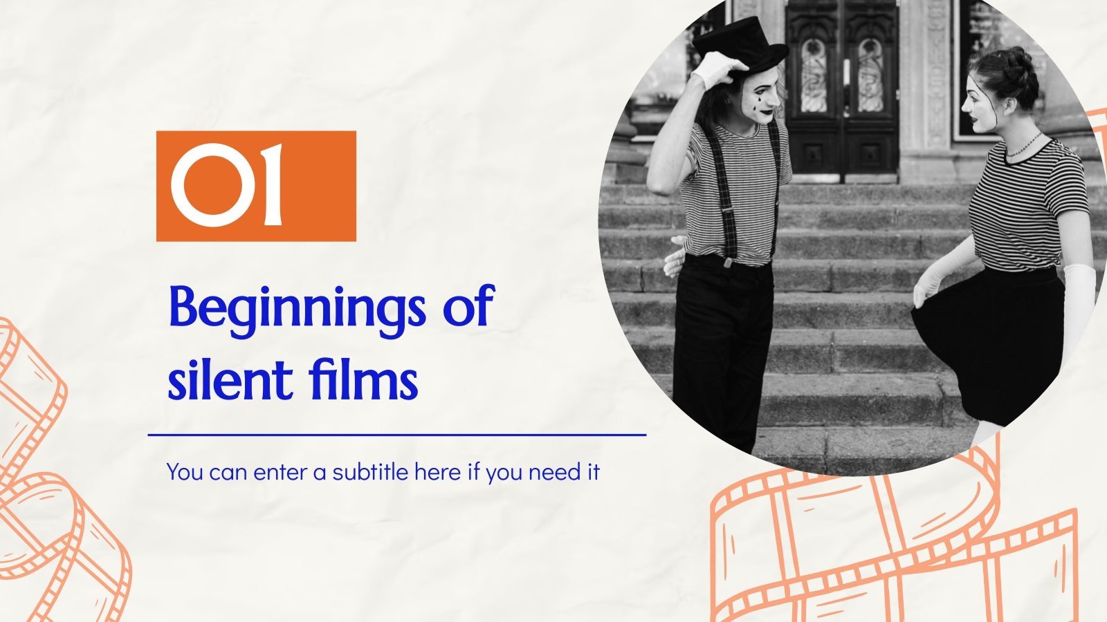 High School Filmmaking Program: Silent Films