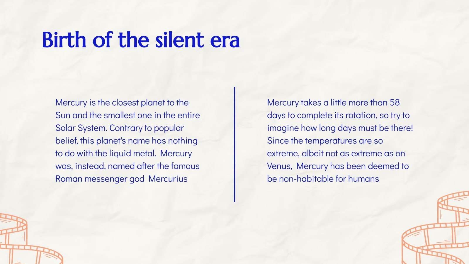 High School Filmmaking Program: Silent Films