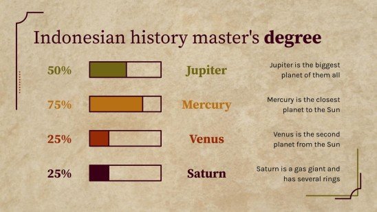 Indonesian History Master's Degree Infographics