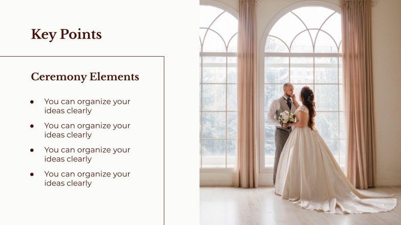 Classic Wedding Google Slides theme and PowerPoint template