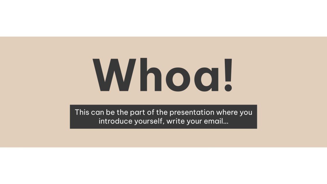 Simple Monochrome Theme | Google Slides & PowerPoint