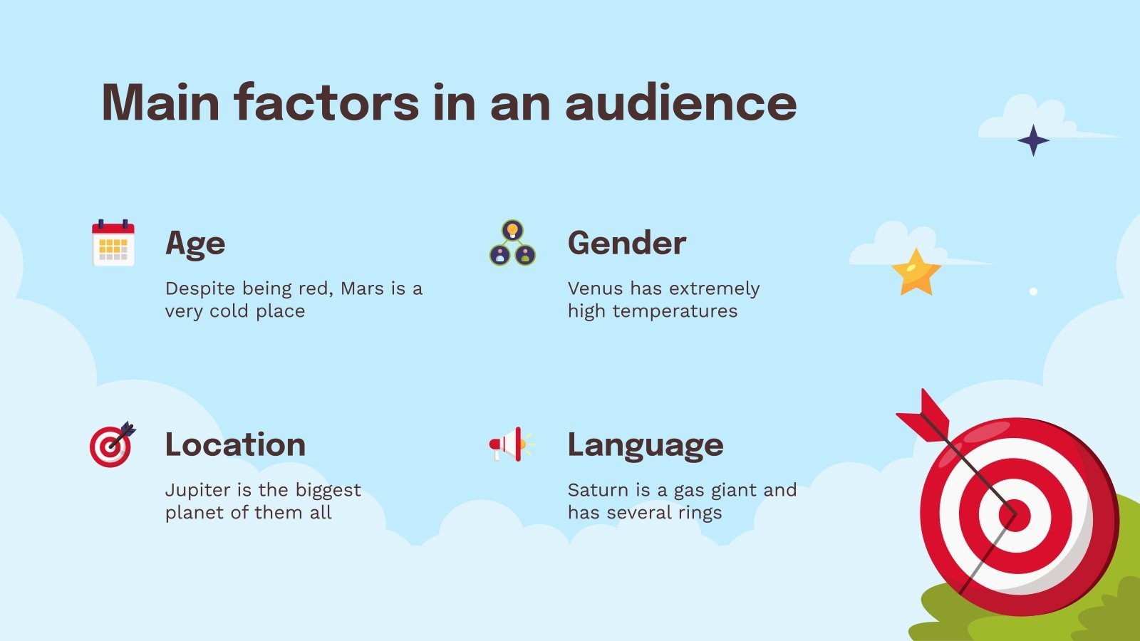 Target Market and Audiences Analysis | Google Slides & PPT